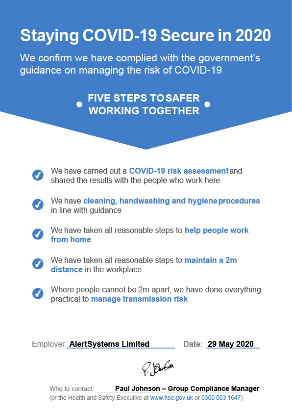 COVID-19 Coronavirus Outbreak | AlertSystems Ltd